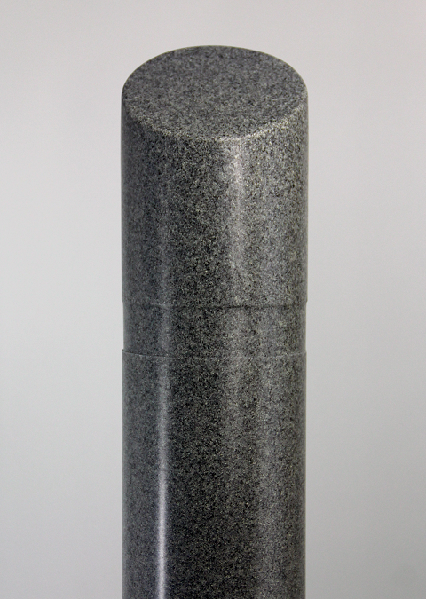 Decorative Bollard Granite Slant Charcoal Grey 7in - SSECO SOLUTIONS